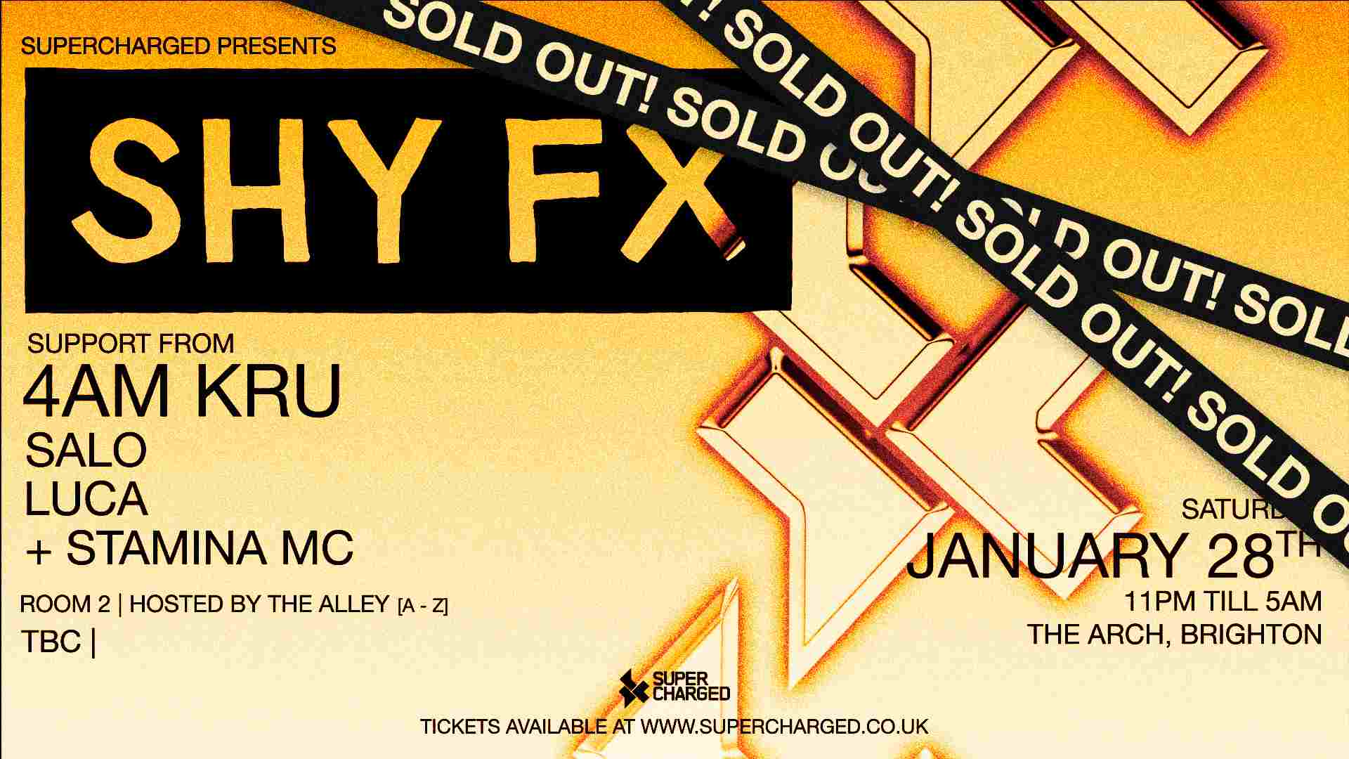 SuperCharged presents Shy FX - SOLD OUT | SUPERCHARGED